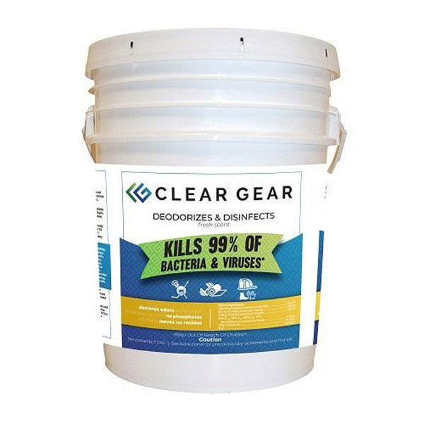 Clear Gear Disinfectant & Deodorizing Spray - 5 Gallon Pail – 1st ...